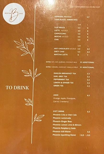 Boston Cafe Westgate Menu, Reviews & Photos