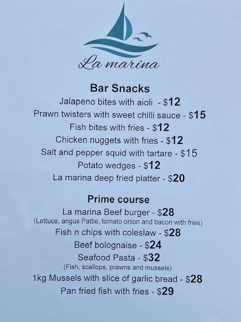 La Marina Restaurant (West Harbour) *CLOSED - Where To Go